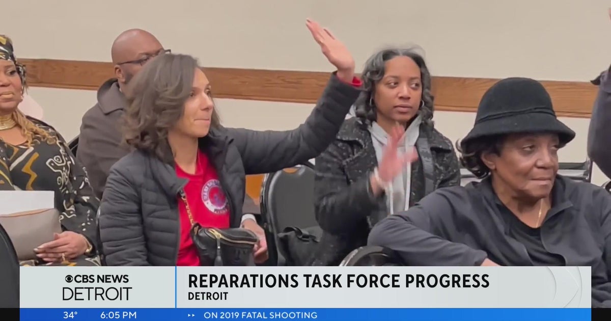 Reparations Task Force Progress - CBS Detroit