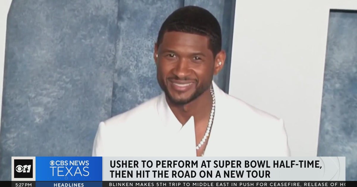 Usher brings tour to Dallas after big Super Bowl performance - CBS Texas