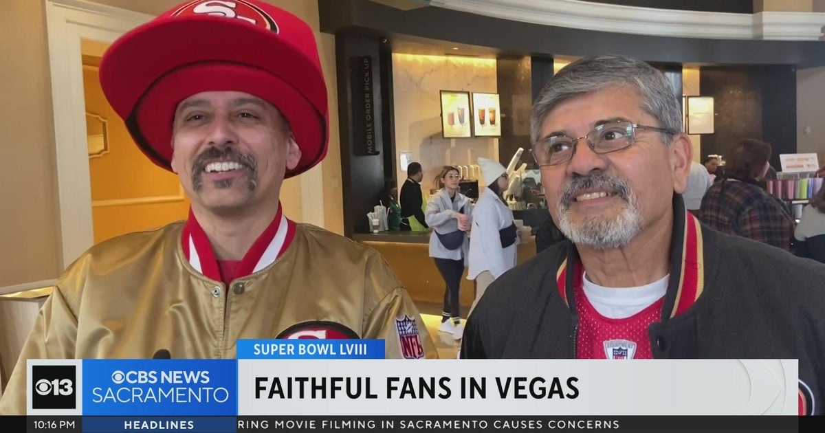 Andrew meets 49ers faithful fans in Las Vegas - CBS Sacramento