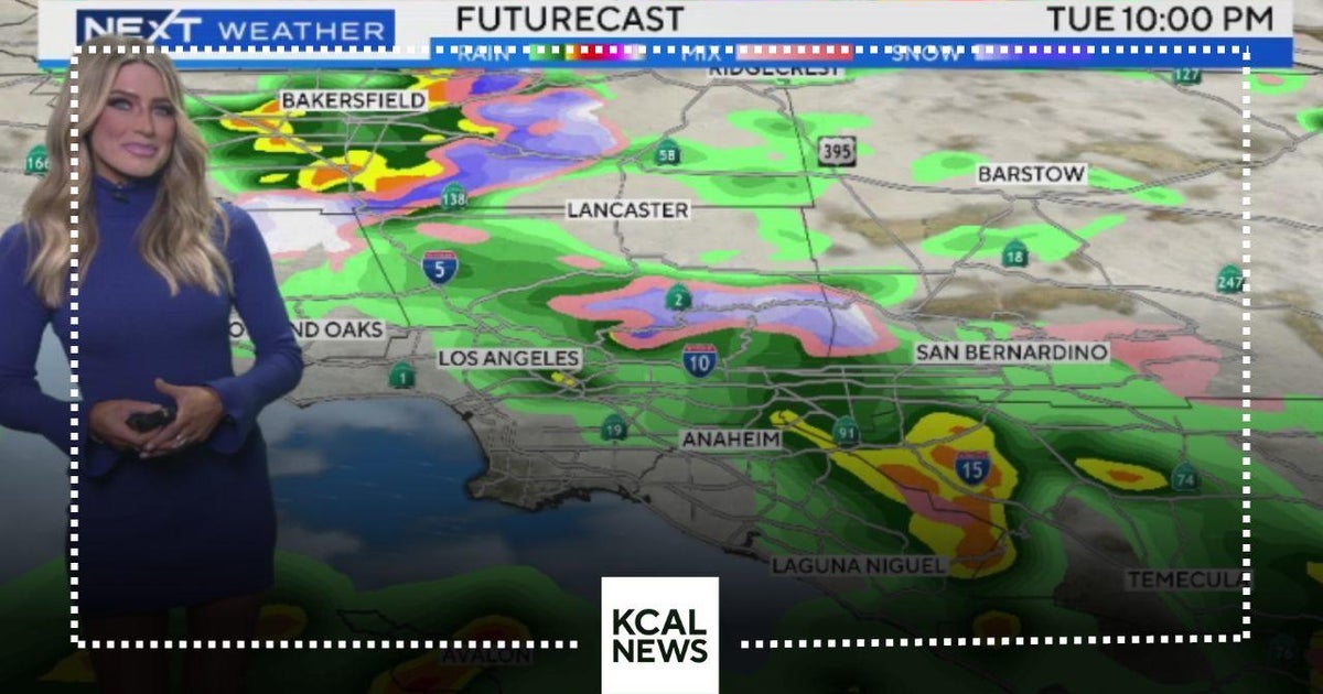 Dani Ruberti on possible thunderstorms tonight, snow levels dropping ...