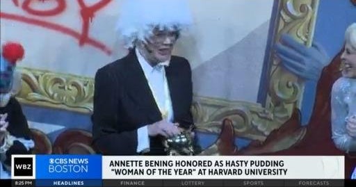 Annette Bening honored as Hasty Pudding "Woman of the Year" - CBS Boston