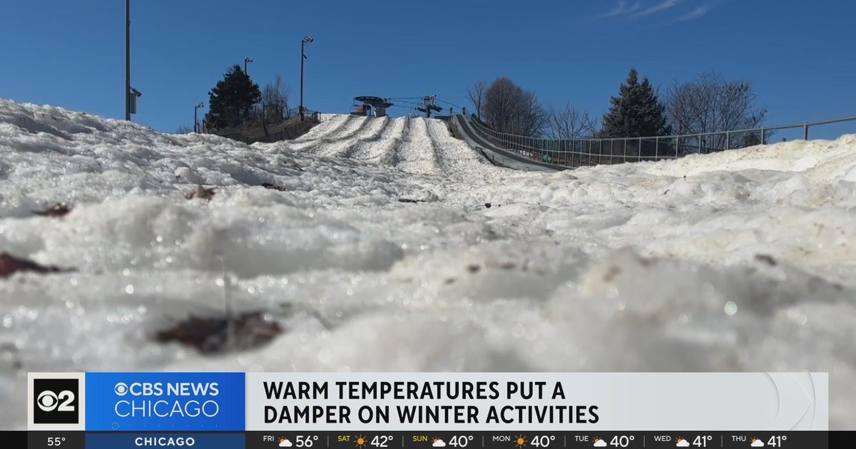 Record warmth puts a damper on winter activities - CBS Chicago