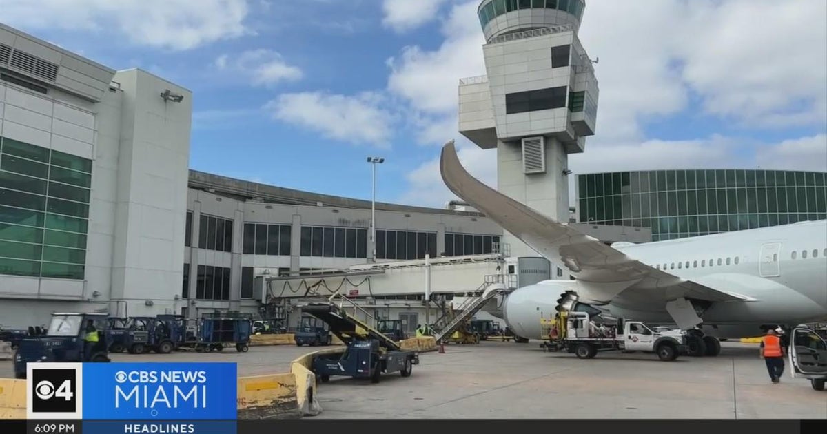 Behind-the-scenes of Miami International Airport's repairs - CBS Miami