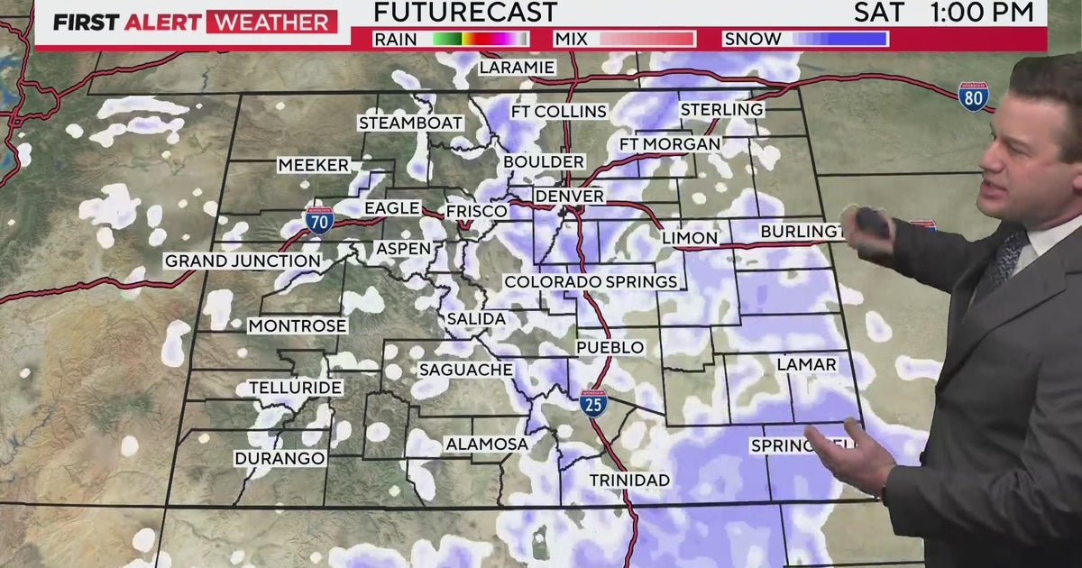 First Alert Weather Day: Snow showers through Saturday evening - CBS ...