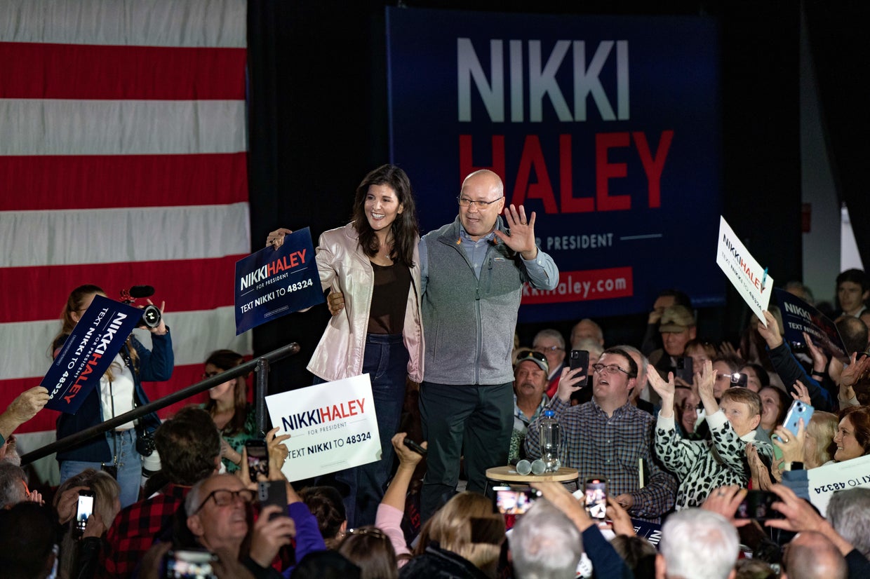 Trump questions absence of Haley's deployed husband from campaign trail ...