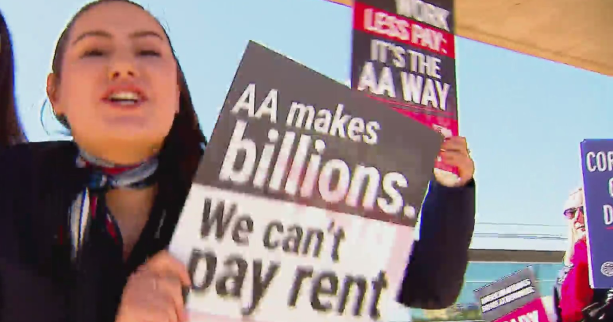 North Texas airline workers take part in Worldwide Flight Attendant Day ...
