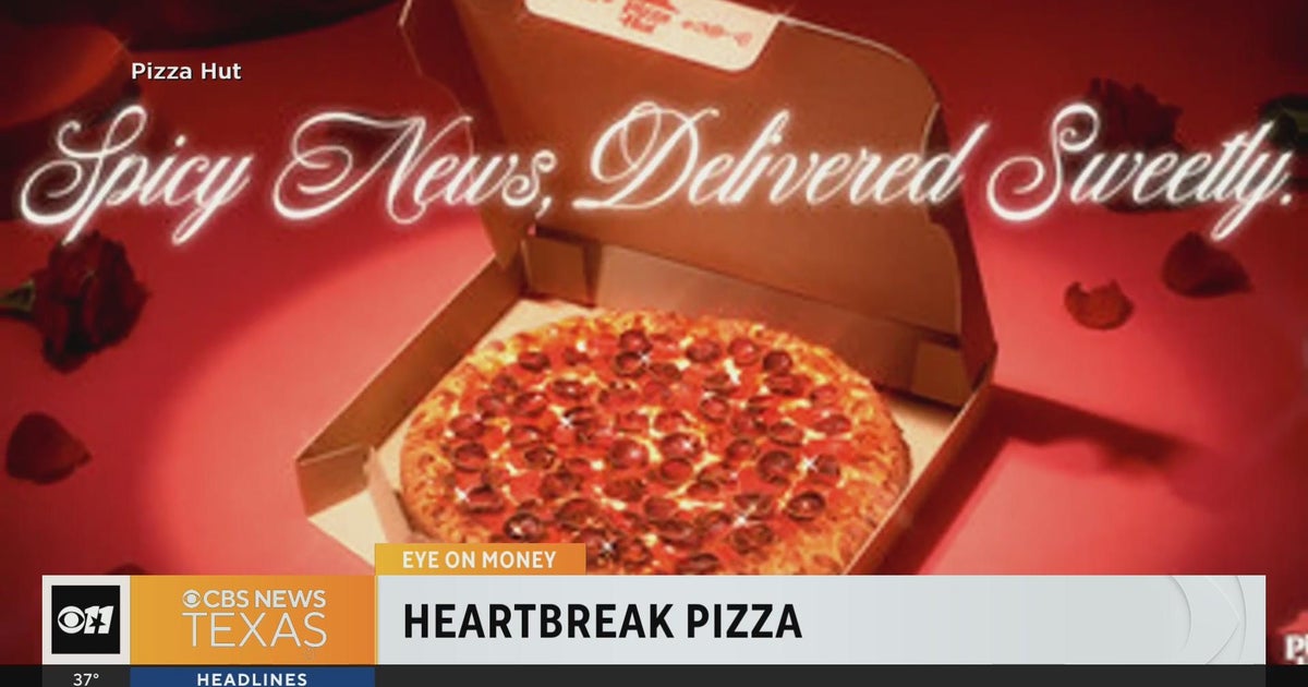 Pizza Hut offers limited edition heartbreak pizza - CBS Texas