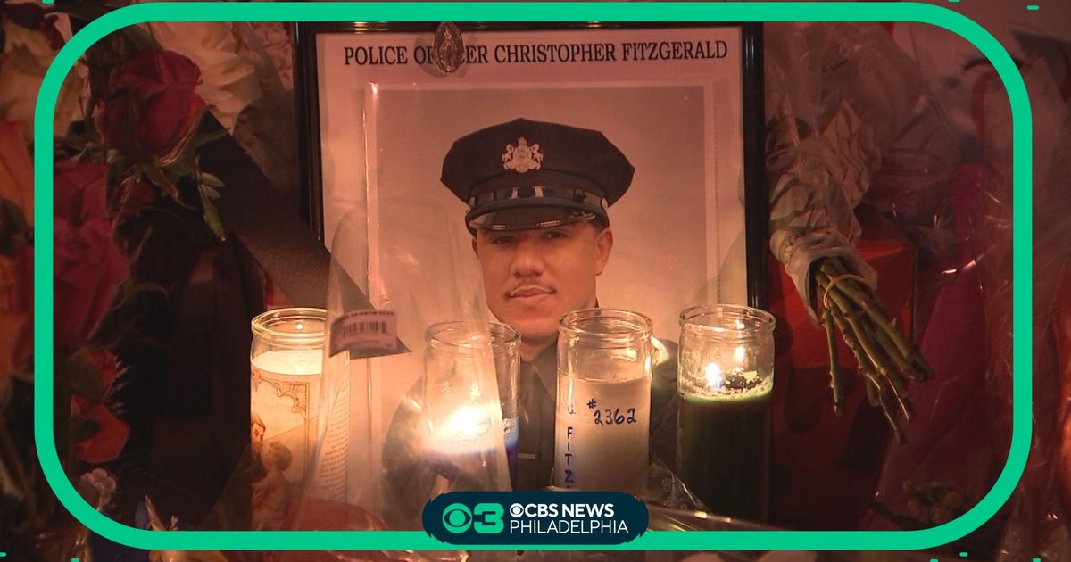 Plaque dedication for fallen Temple officer Chris Fitzgerald at ...