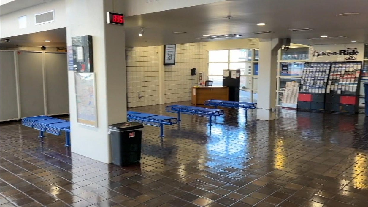 Rock thrown through window of lobby area on RTD Boulder bus station's ...