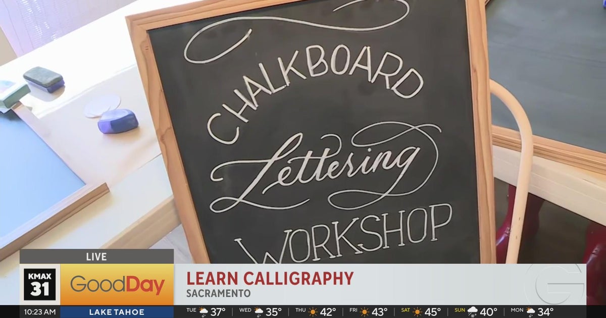 Learn calligraphy with The Real Calligraphy Girl! - Good Day Sacramento