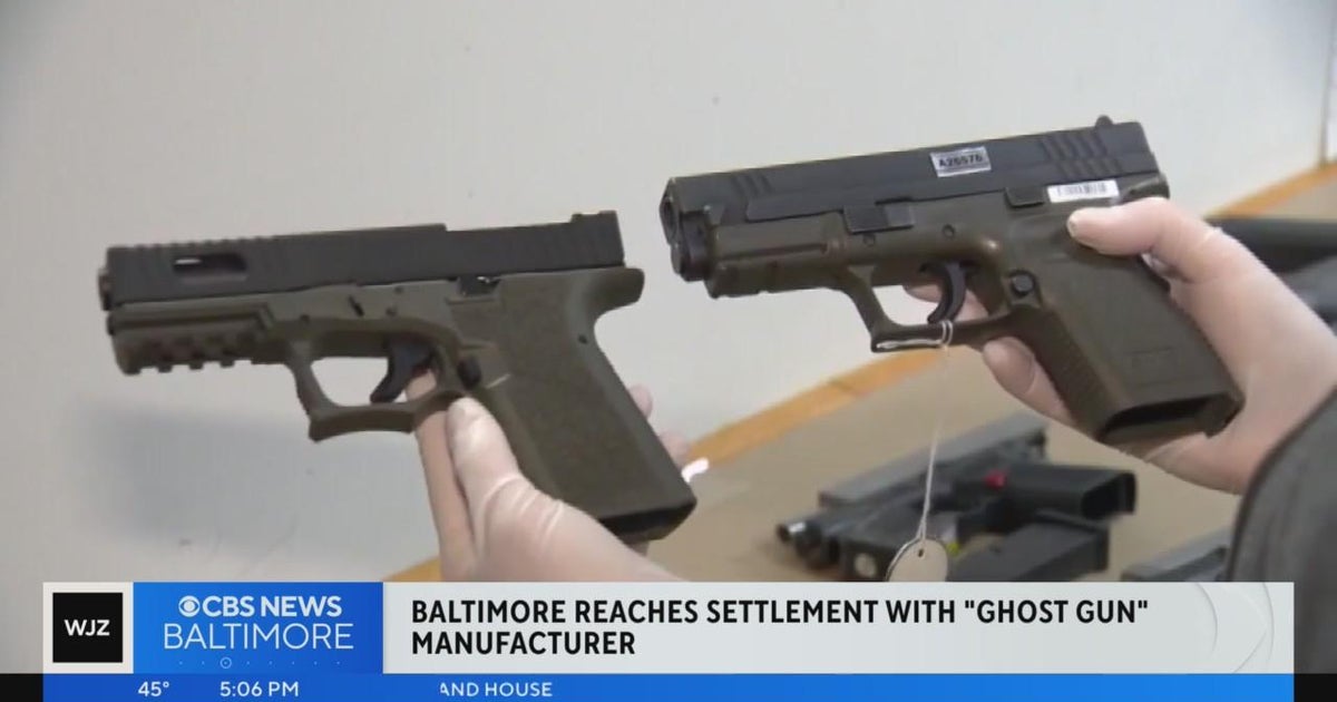 Baltimore reaches $1.2M settlement in lawsuit against 'ghost gun ...