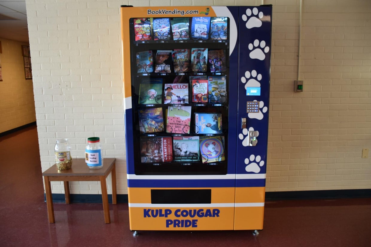 Montco school unveils book vending machine that rewards students for ...