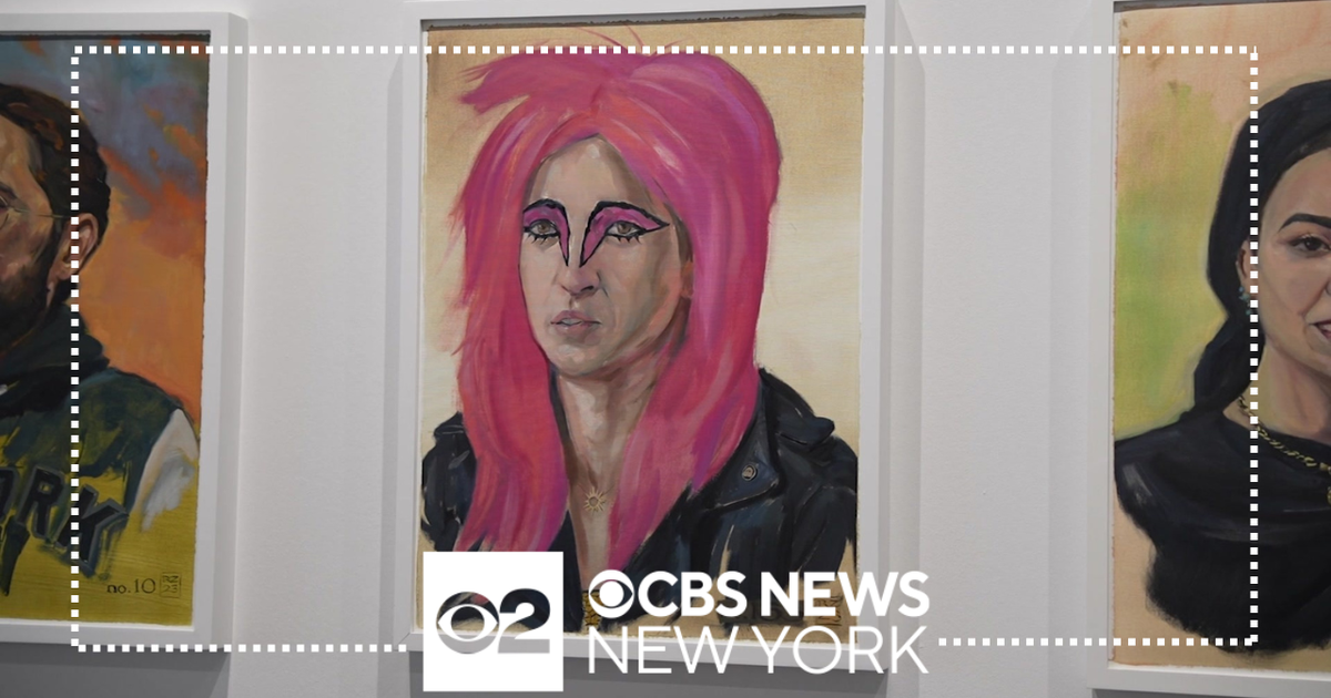 NYC artist paints 200 portraits of Brooklyn residents - CBS New York