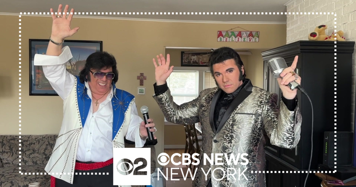 Queens father and son embody the spirit of Elvis - CBS New York