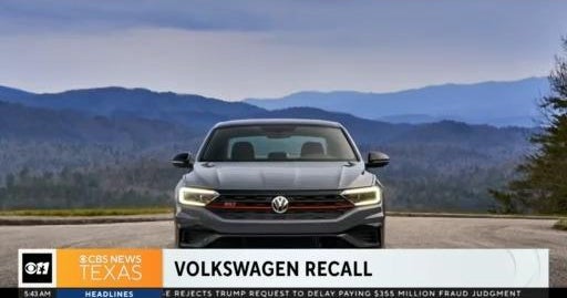 Volkswagen recalls 260k vehicles - CBS Texas