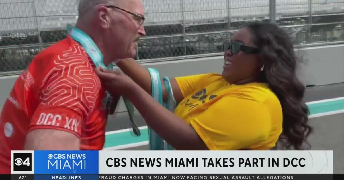 CBS News Miami takes part in Dolphins Challenge Cancer - CBS Miami