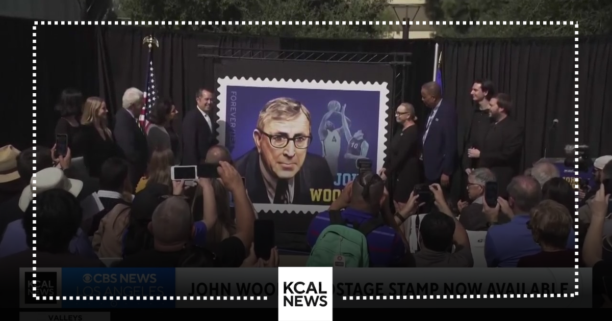 Iconic UCLA basketball coach John Wooden memorialized with USPS stamp ...