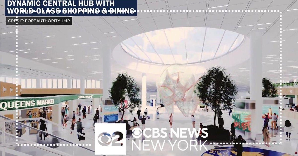 Animated renderings offer sneak peek at new JFK Airport terminal - CBS ...