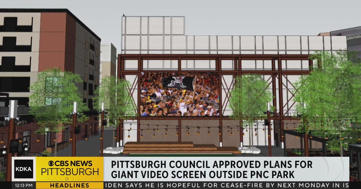 City Council OKs giant screen near PNC Park - CBS Pittsburgh