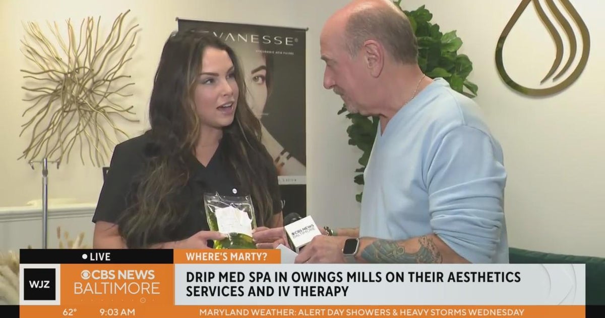 Where's Marty? Exploring IV therapy at Drip Med Spa - CBS Baltimore