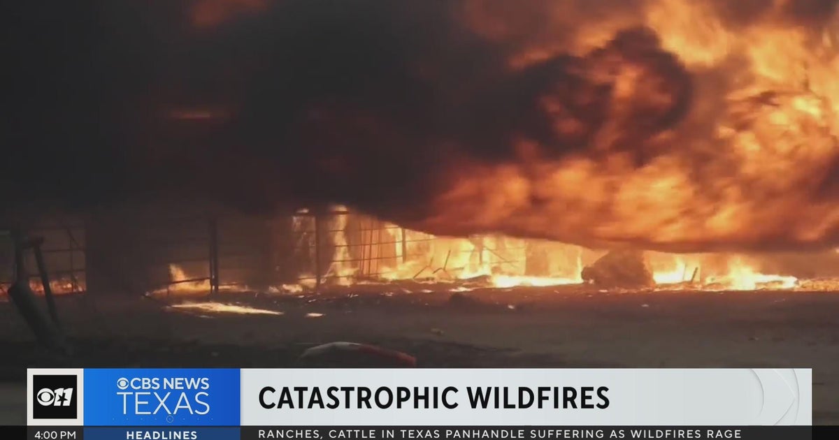 Catastrophic wildfires destroying homes, cattle and livelihoods - CBS Texas