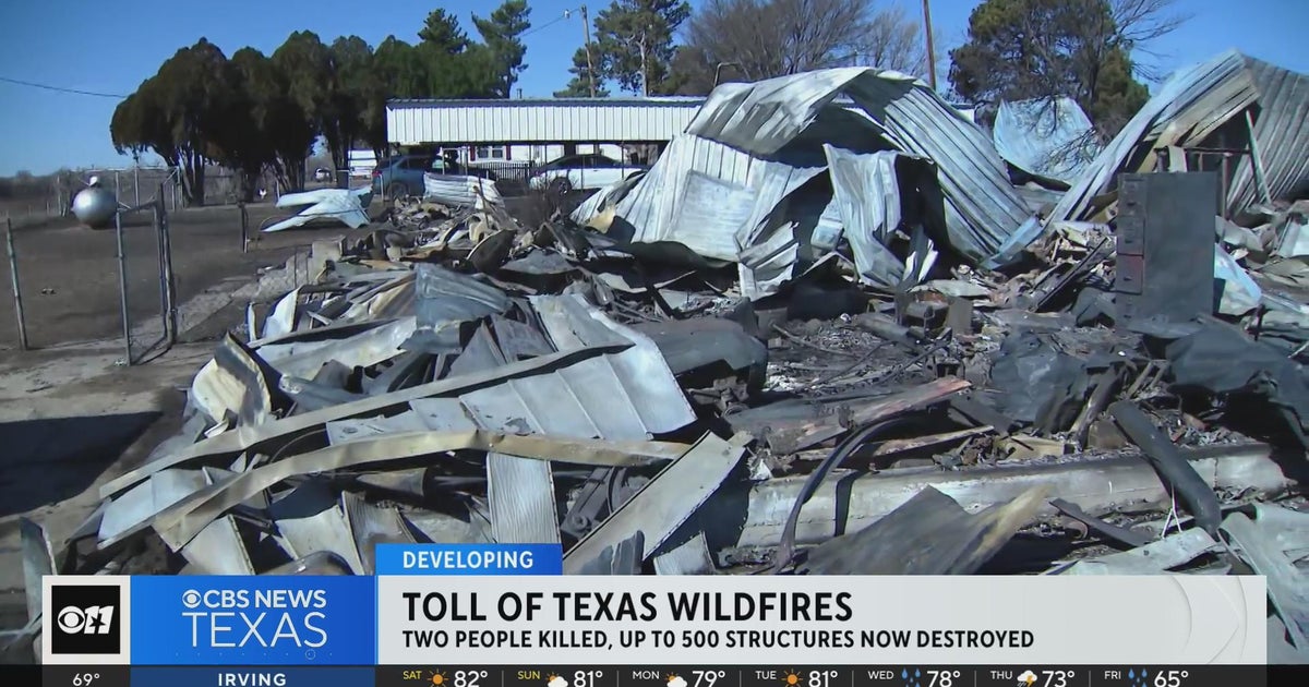 Texas wildfires taking devastating toll - CBS Texas