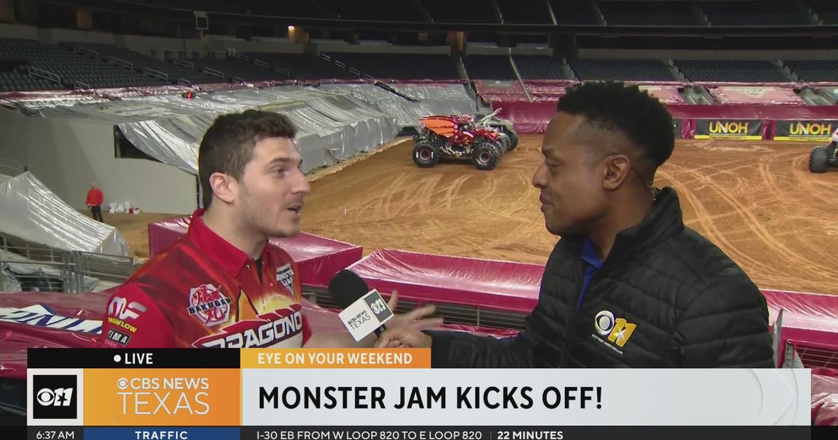 Monster Jam kicks off at Arlington's AT&T Stadium - CBS Texas