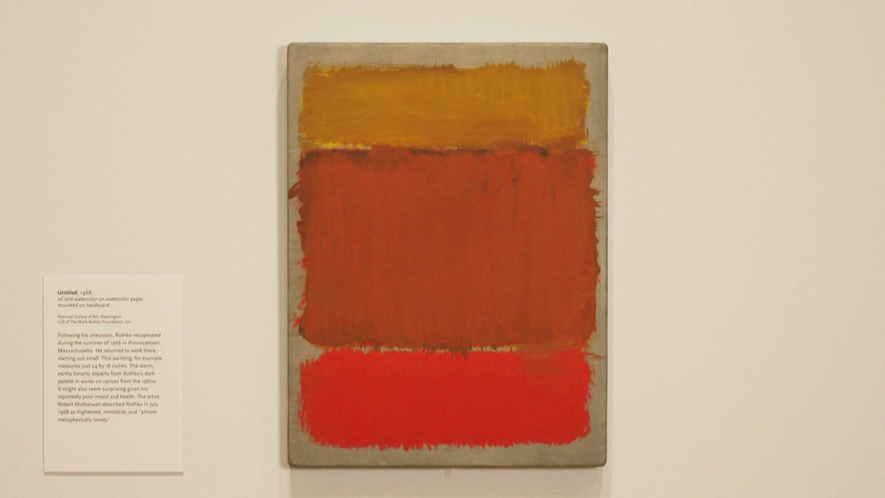 A revelatory exhibition of Mark Rothko paintings on paper - CBS News