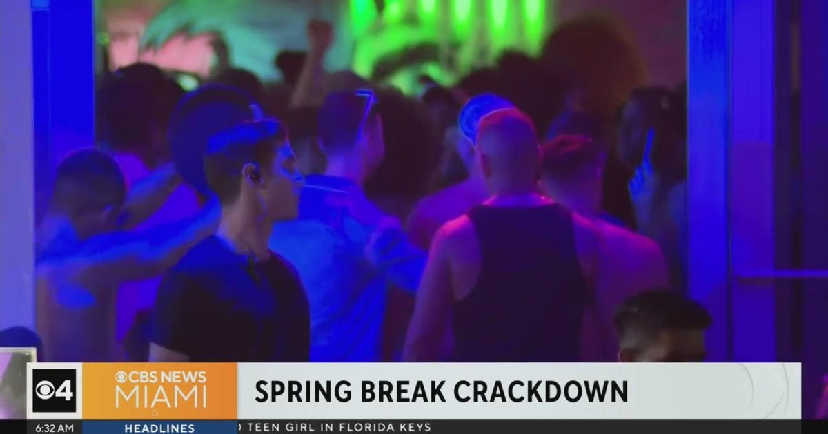 Officials, residents say Spring Break seems under control - CBS Miami