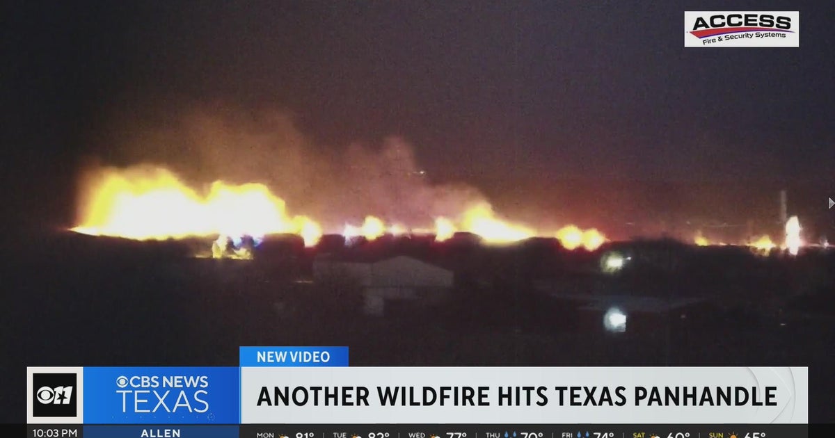 Another wildfire hits the Texas Panhandle - CBS Texas