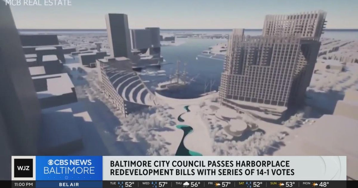Baltimore City Council approves Harborplace redevelopment bills - CBS ...