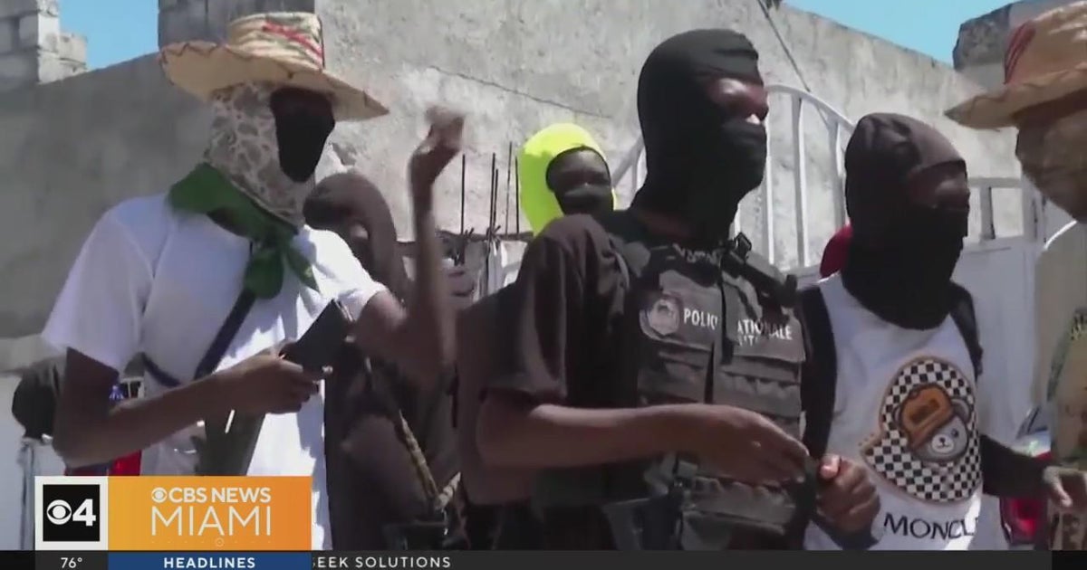 The latest out of Haiti as gangs fight with government forces - CBS Miami