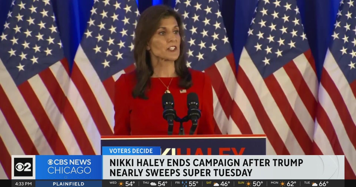 Nikki Haley ends campaign after Trump nearly sweeps Super Tuesday - CBS ...