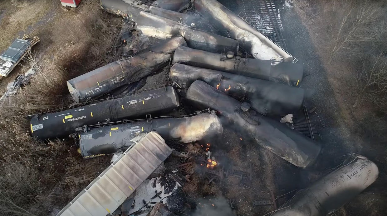 Explosions, controlled burn in East Palestine train derailment were ...