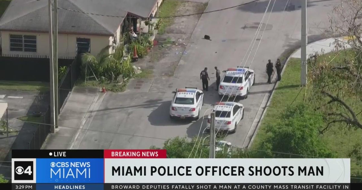 Man hospitalized following police-involved shooting in Miami - CBS Miami
