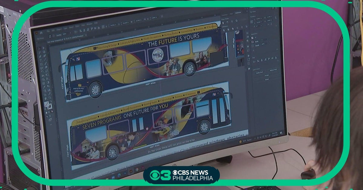 Philadelphia high school student gives SEPTA buses a new design - CBS Philadelphia