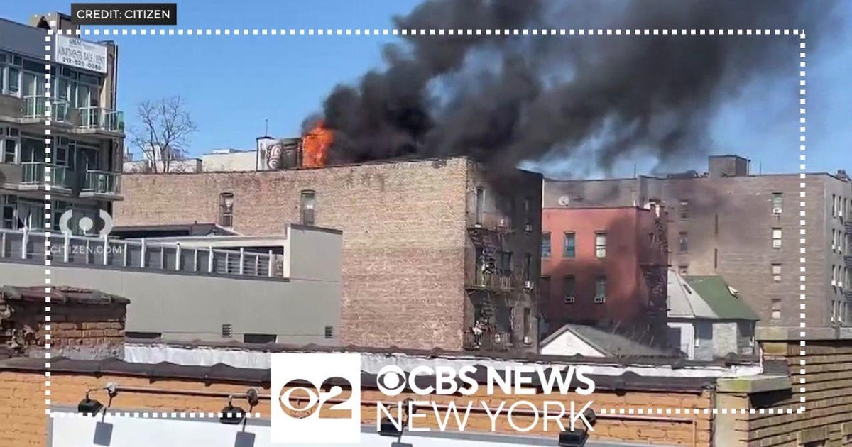 Marble Hill fire injures 10, including 6 firefighters - CBS New York