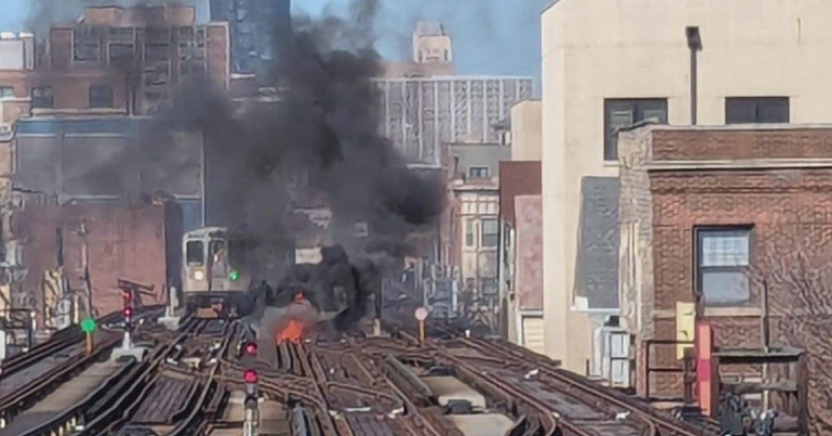 Fire breaks out on CTA Red Line tracks - CBS Chicago