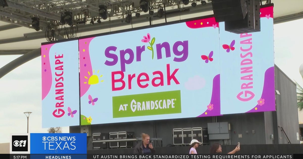 Grandscape in The Colony offers spring break fun - CBS Texas