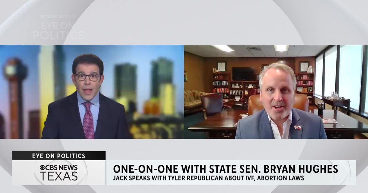State Sen. Bryan Hughes on IVF, Texas abortion laws - CBS Texas