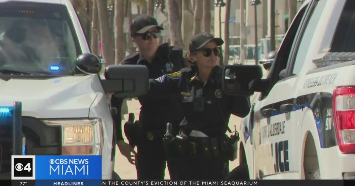 Fort Lauderdale PD looks at spring breakers as potential recruits - CBS ...