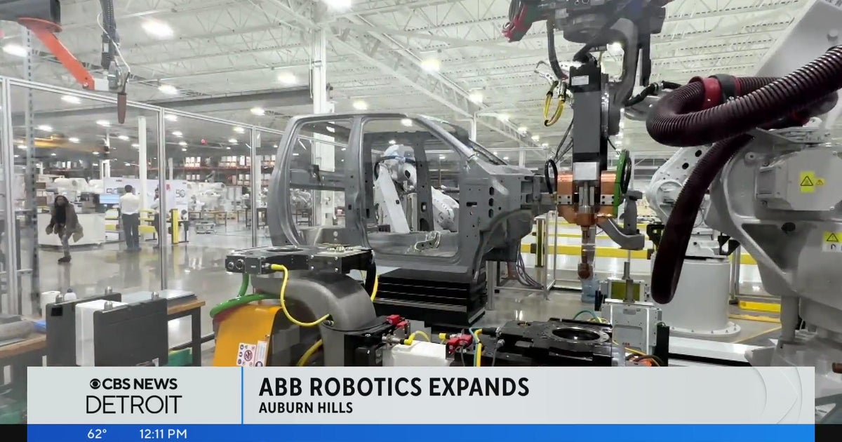 Tech giant ABB Robotics expands in Michigan - CBS Detroit
