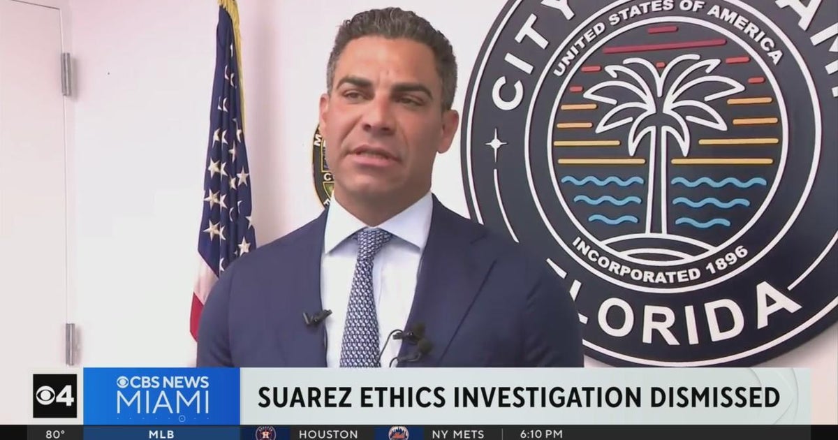 Suarez ethics investigation dismissed - CBS Miami