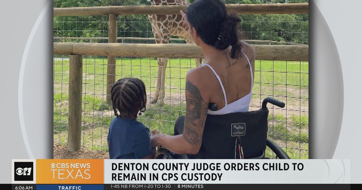 Denton County judge orders child to remain in CPS custody - CBS Texas
