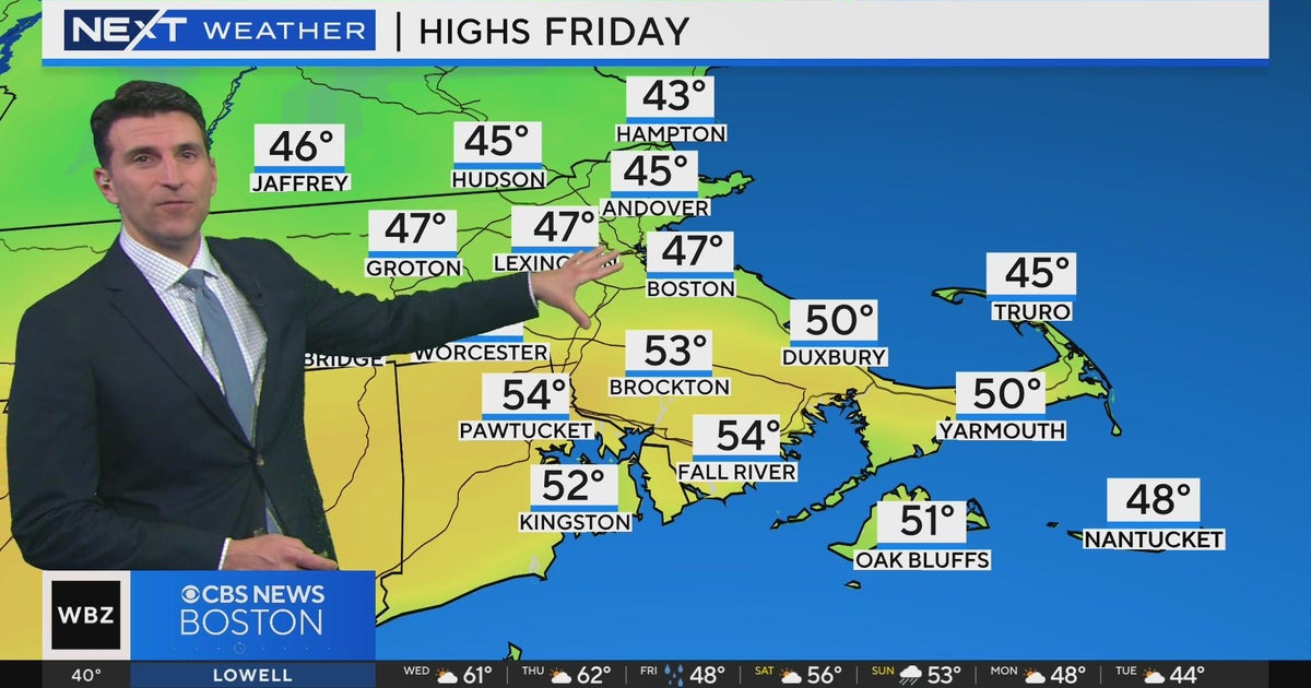 Next Weather: WBZ Forecast For March 13, 2024 - CBS Boston