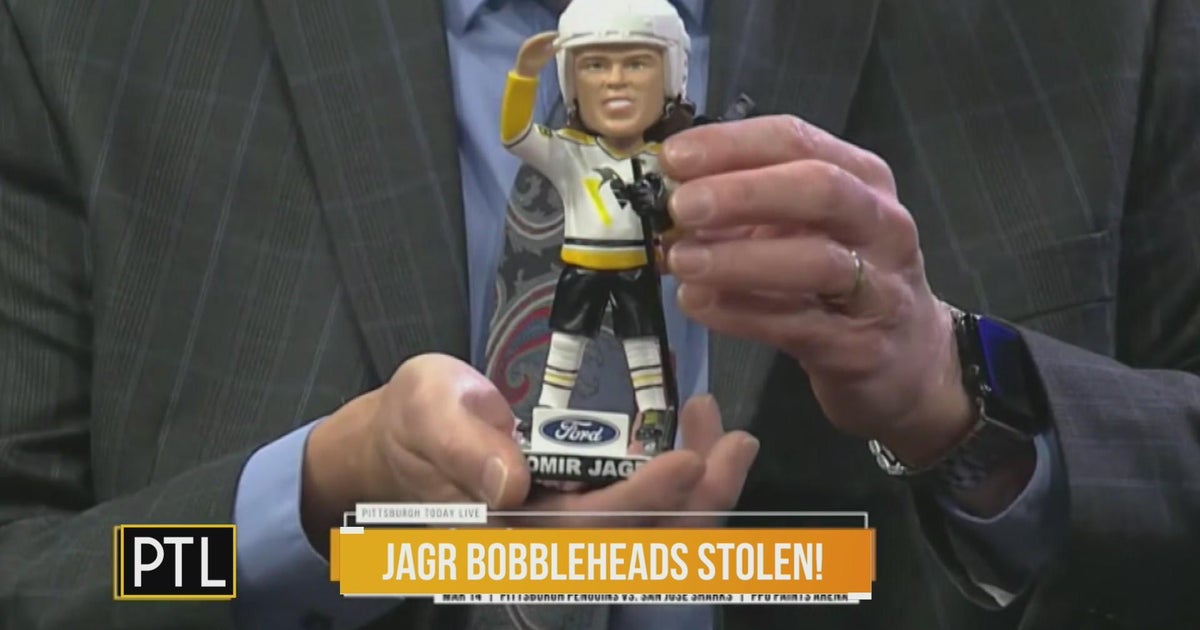 Shipment of Jaromir Jagr bobbleheads stolen in California - CBS Pittsburgh