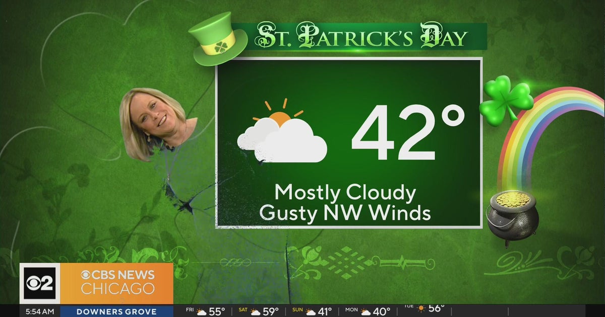 St. Patrick's Day forecast with Dana Kozlov - CBS Chicago