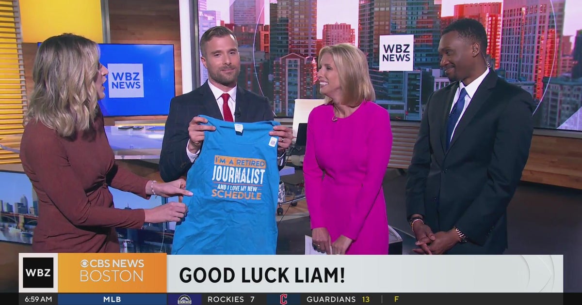 Liam Martin says goodbye to WBZ and TV news - CBS Boston