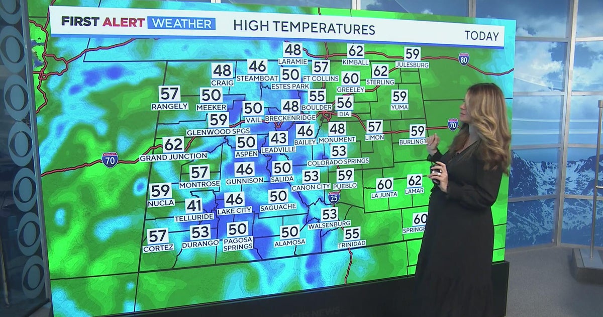 Colorado weather: Plenty of sunshine to start the week - CBS Colorado