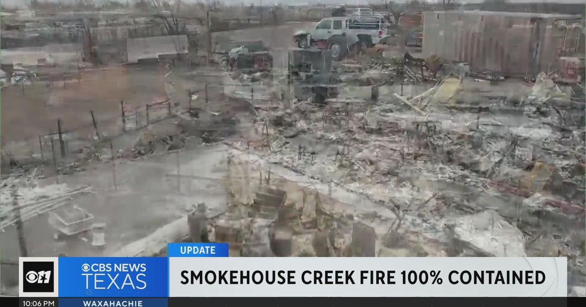 Smokehouse Creek fire now 100% contained - CBS Texas